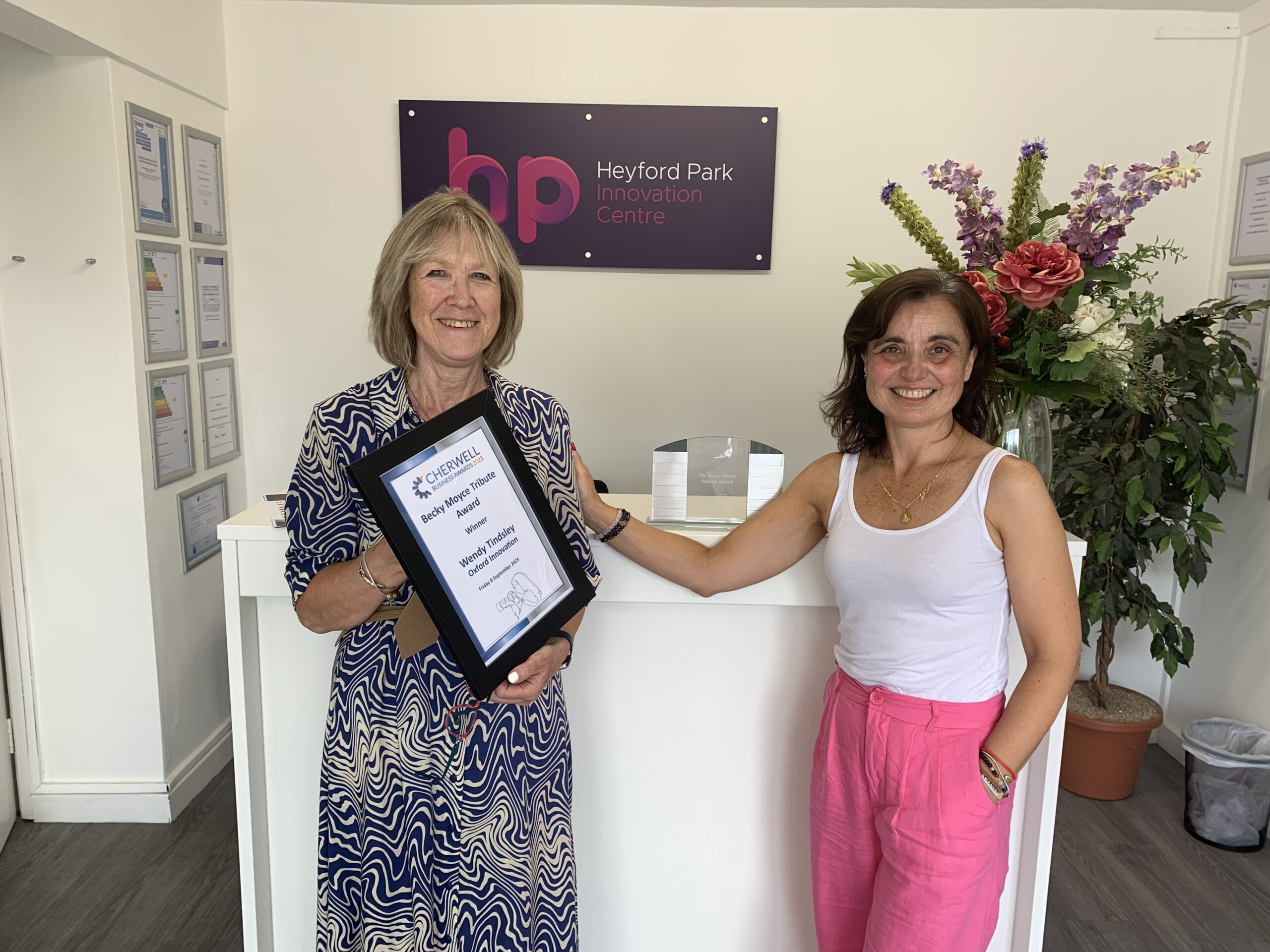 Innovation Director Wendy Tindsley has been awarded the Becky Moyce ...